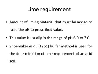 Economics of reclamation of acid soil.ppt