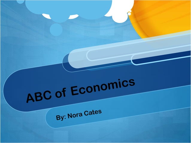 3rd Grade ABC's of Economics | PPT