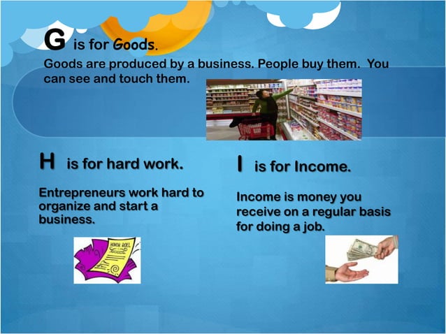 3rd Grade ABC's of Economics | PPT