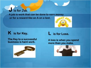 3rd Grade ABC's of Economics | PPT