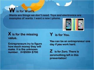 3rd Grade ABC's of Economics | PPT