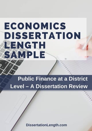 Economics Dissertation Length Sample | PDF