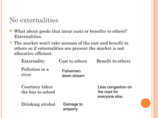 Economics - Market Failure and Government Interventions | PPT ...