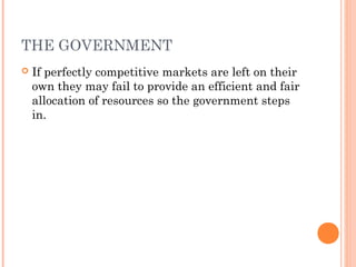 Economics - Market Failure and Government Interventions | PPT