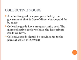 Economics - Market Failure and Government Interventions | PPT