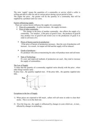 economics-notes.pdf | Commodities | Economy