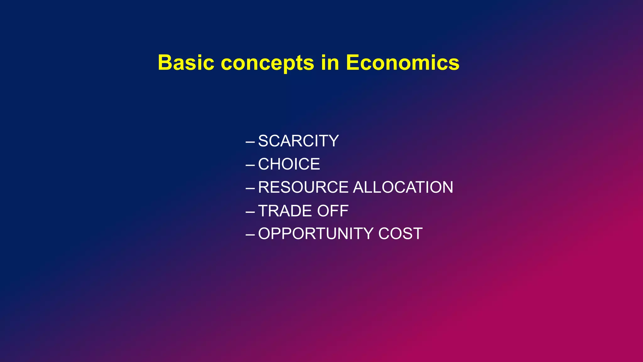 Basic Principles in Economics and Managerial Economics | PPTX