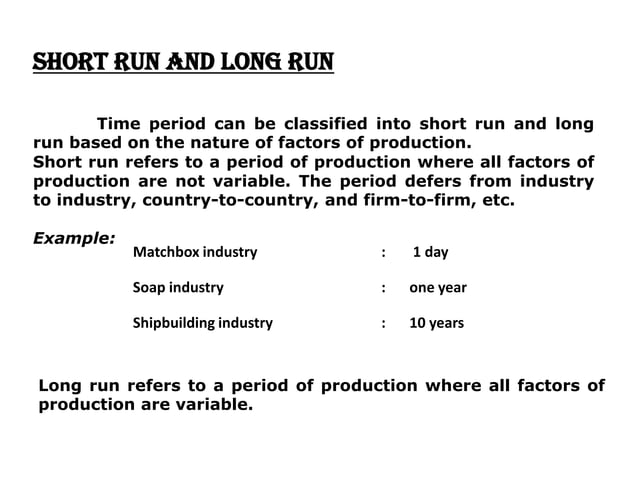Economics production analysis | PPTX | Business | Business and Finance