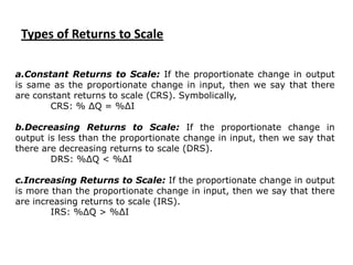 Economics production analysis | PPTX