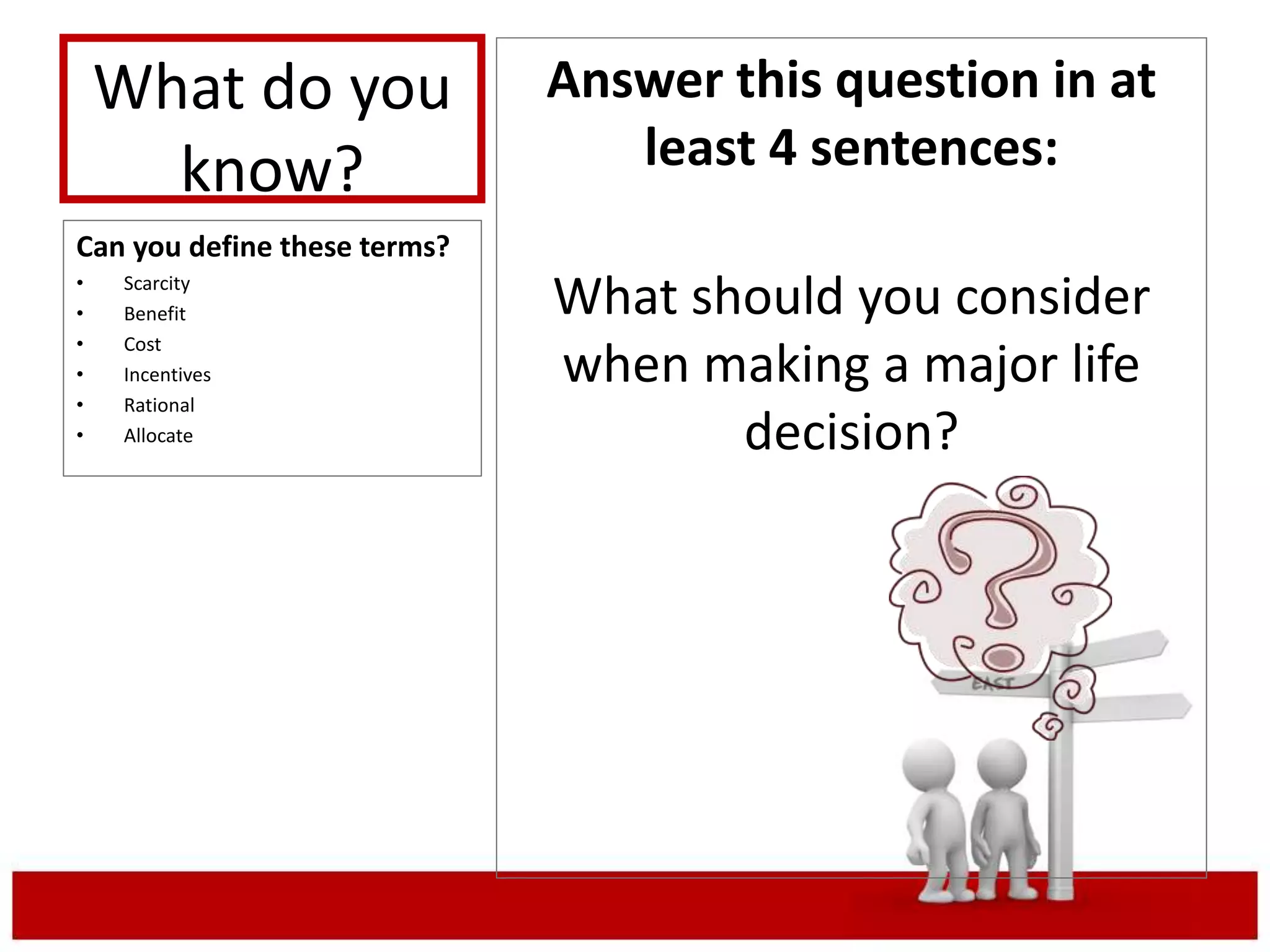 Economics-Unit-2-Scarcity.ppt