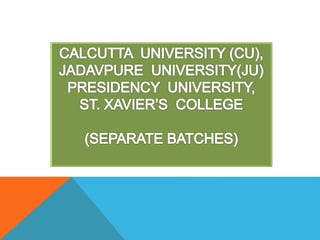 ECONOMICS HONOURS CLASSES | PPTX