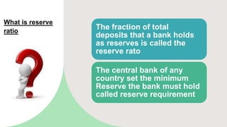 Reserve ratio | economics pptx | PPT
