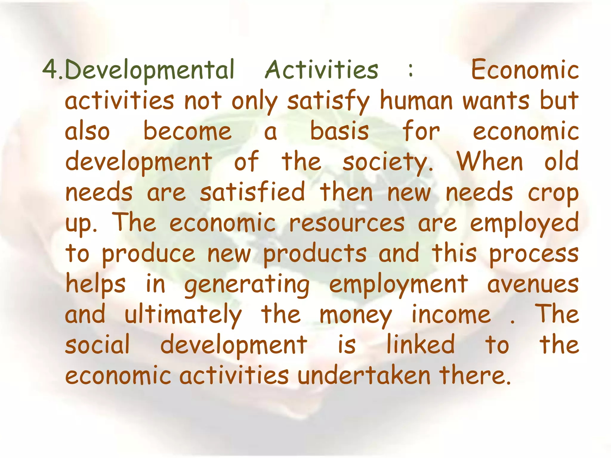 Economics activities | PPTX