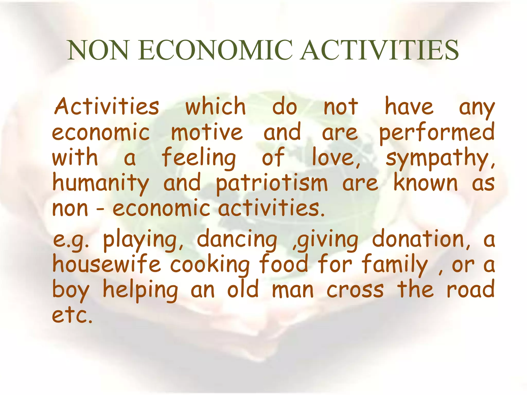 Economics activities | PPTX