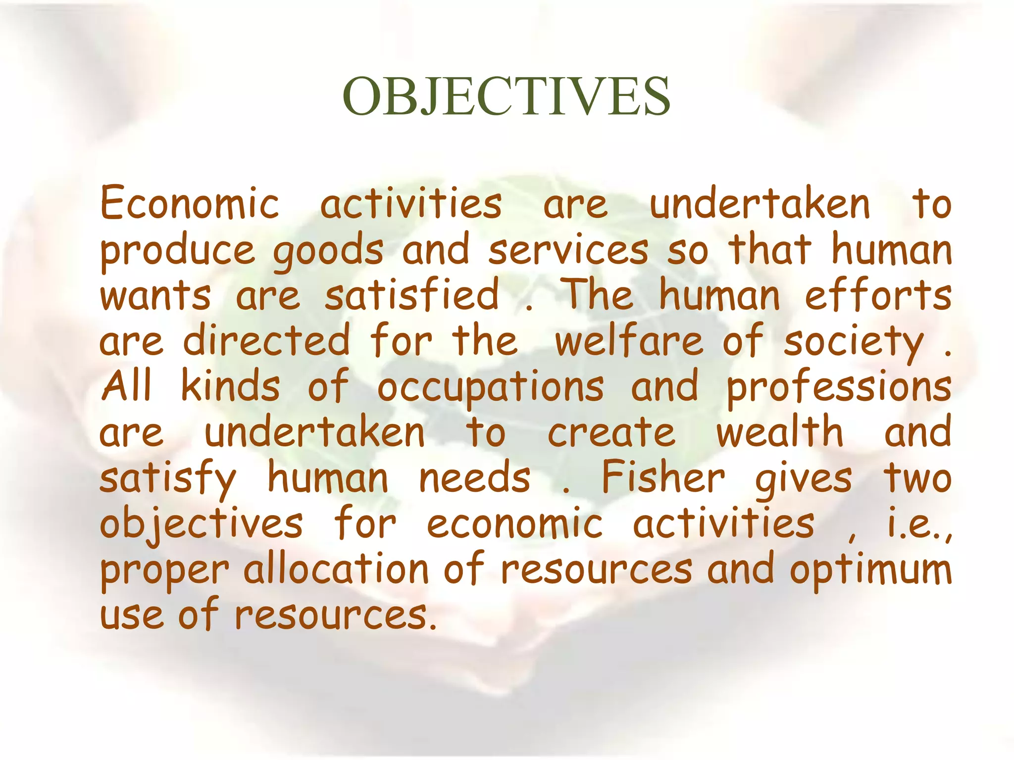 Economics activities | PPTX