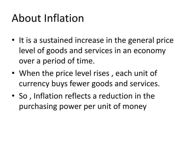Unemployment And Inflation | PPTX