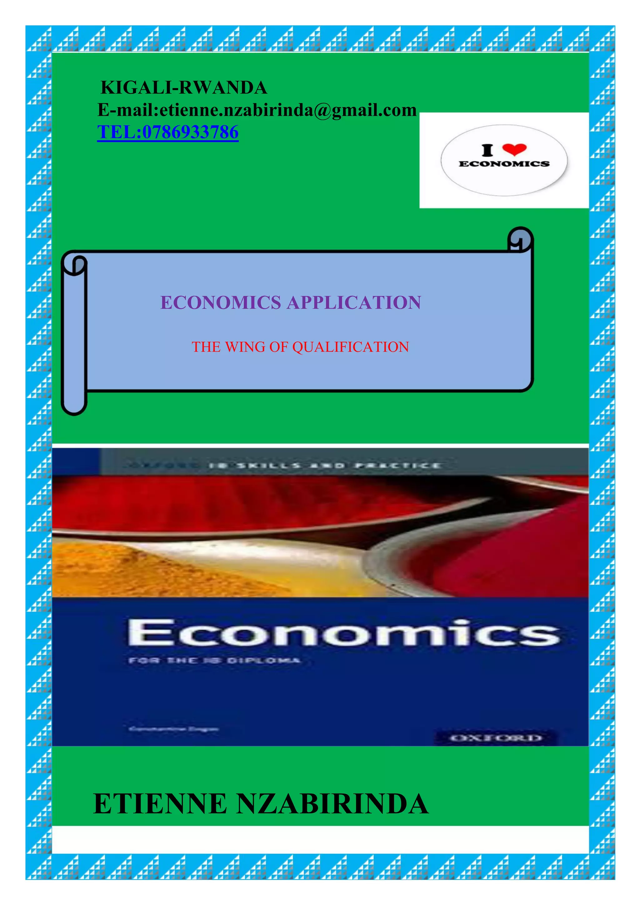 Economics application | PDF