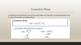 Statistics Concept: MEAN | PPTX