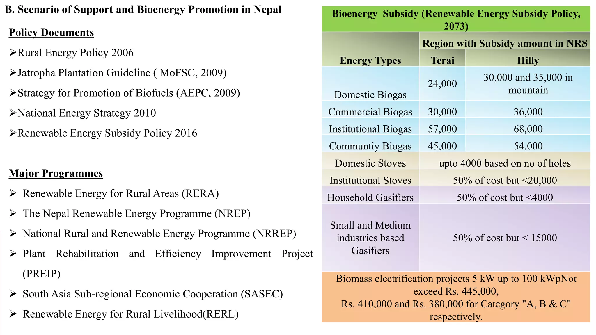 bioenergy in nepal | PPTX