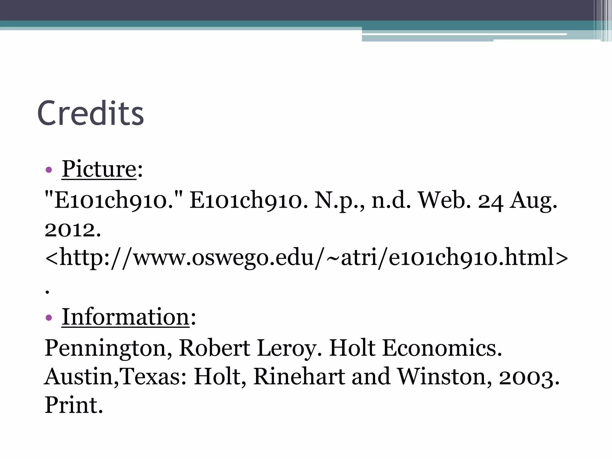 Economics ch3 | PPTX