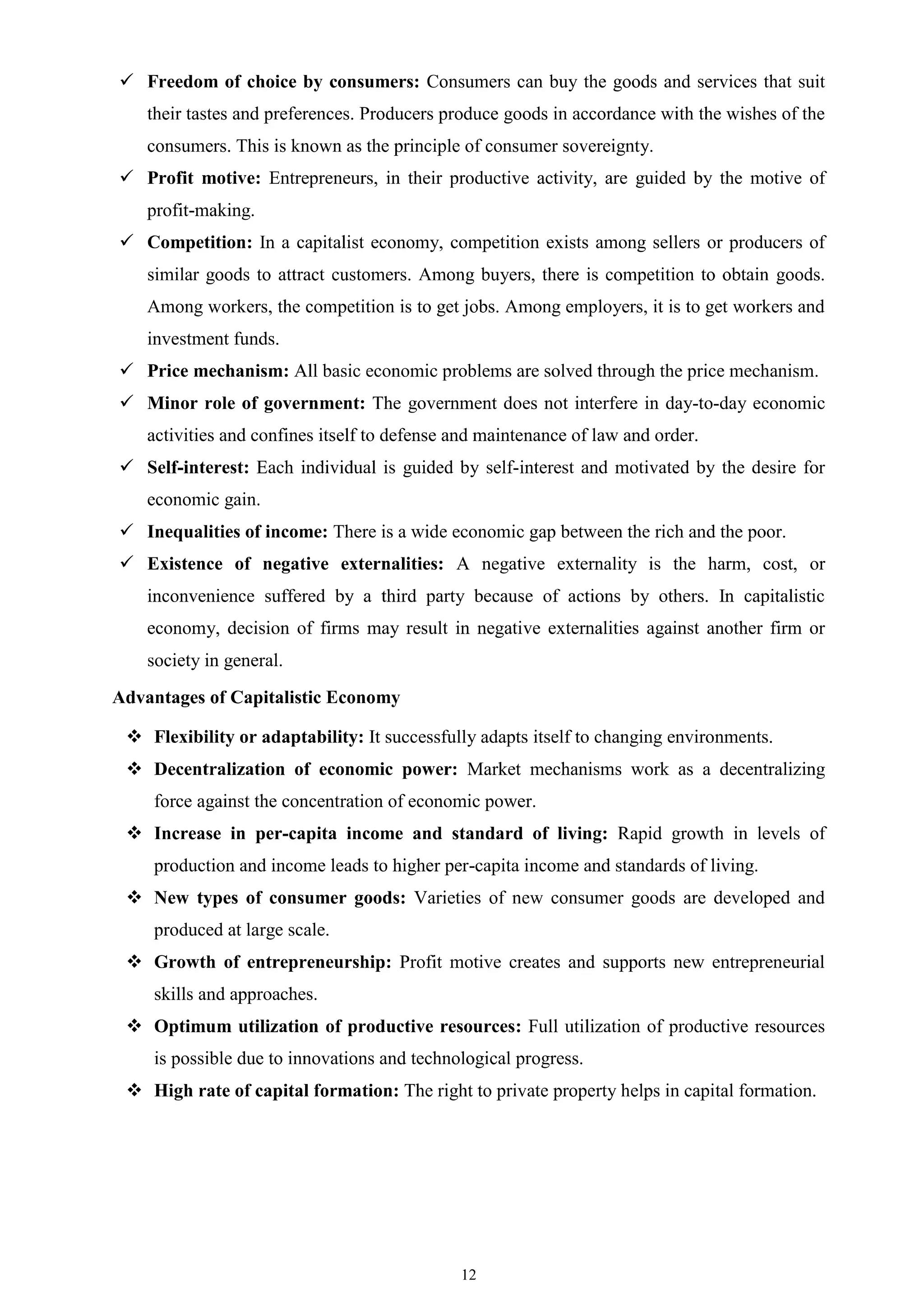 ECONOMICS Module Chapter 1 for Freshman 1st Semester Students | PDF