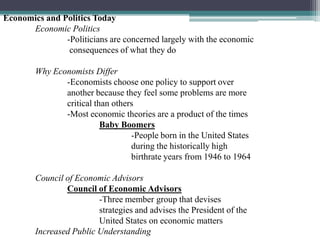 Economics chapter 15 section 3 | PPTX | Political Issues & policy ...
