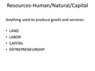 Economics concepts | ODP