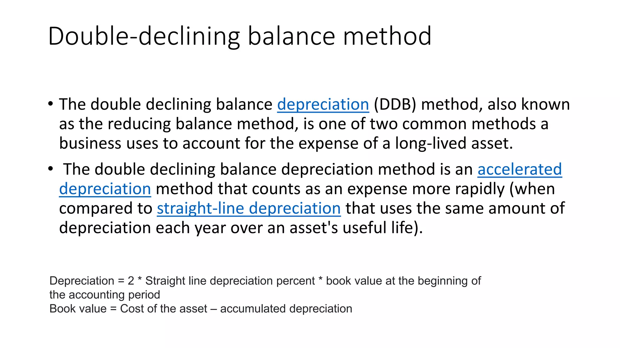 Economics deprection AND METHODS OF DEPRECITION | PPTX