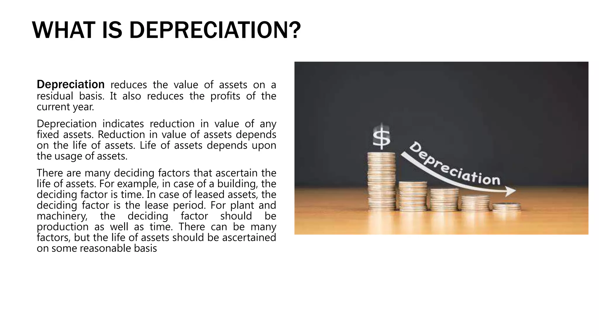 Economics deprection AND METHODS OF DEPRECITION | PPTX