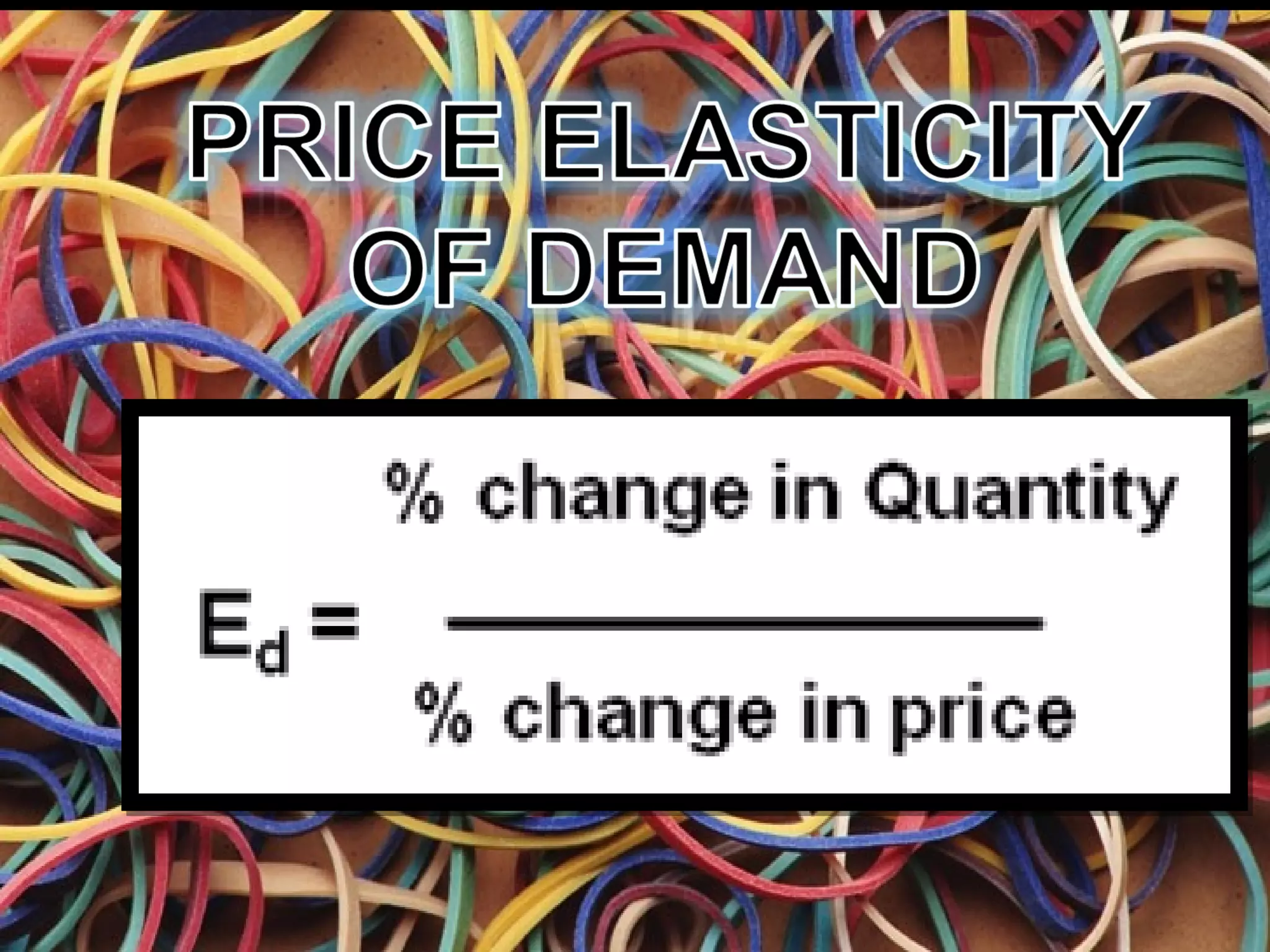 price elasticity of demand | PPT