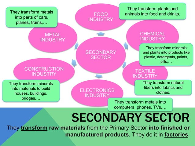 Economic sectors | PPTX | Food & Drink