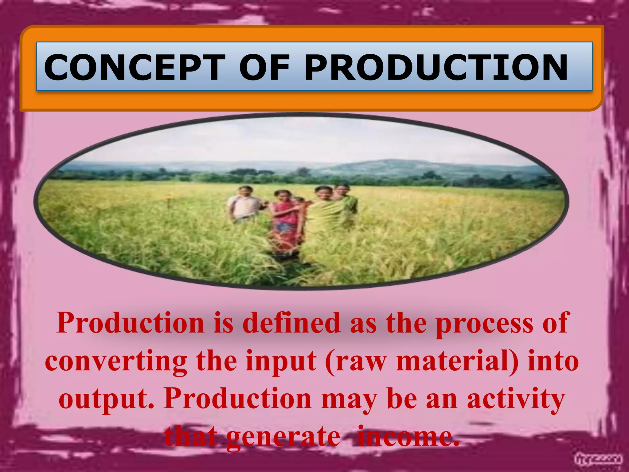 Economics factor of production | PPTX