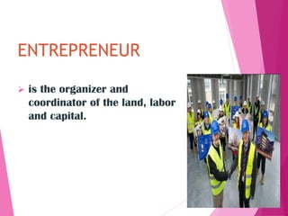 Economics factors of production | PPTX