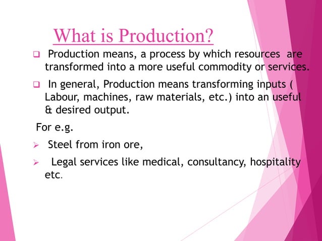 Economics factors of production | PPTX