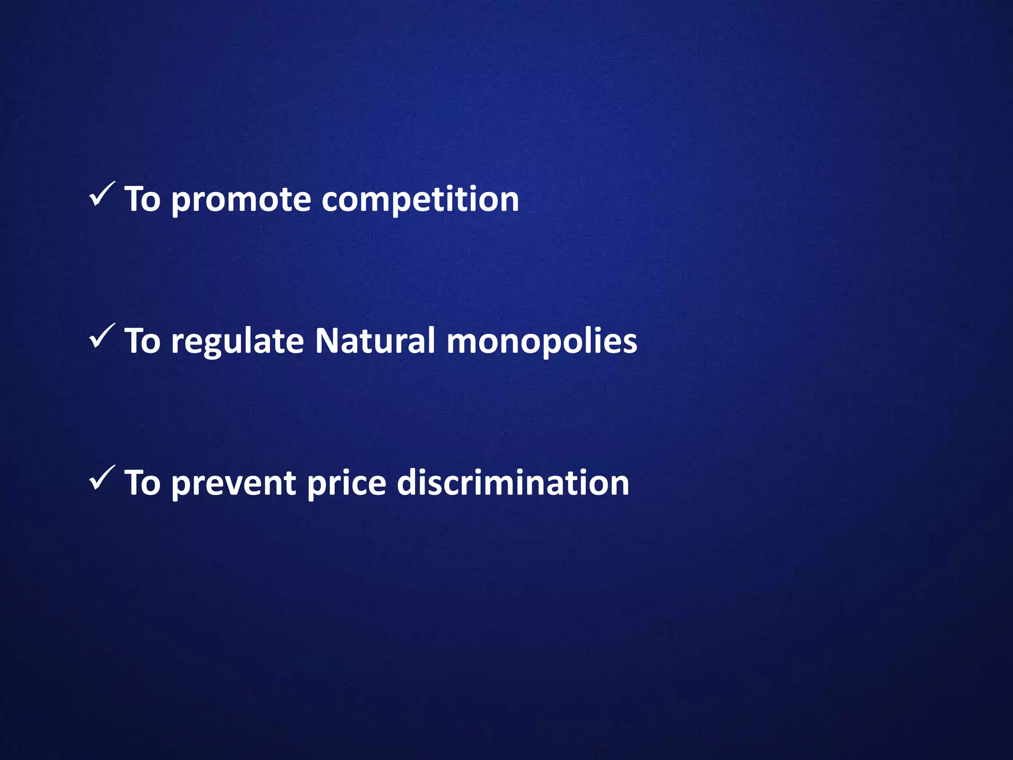 Control of Monopoly | PPTX