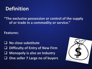 Control of Monopoly | PPTX