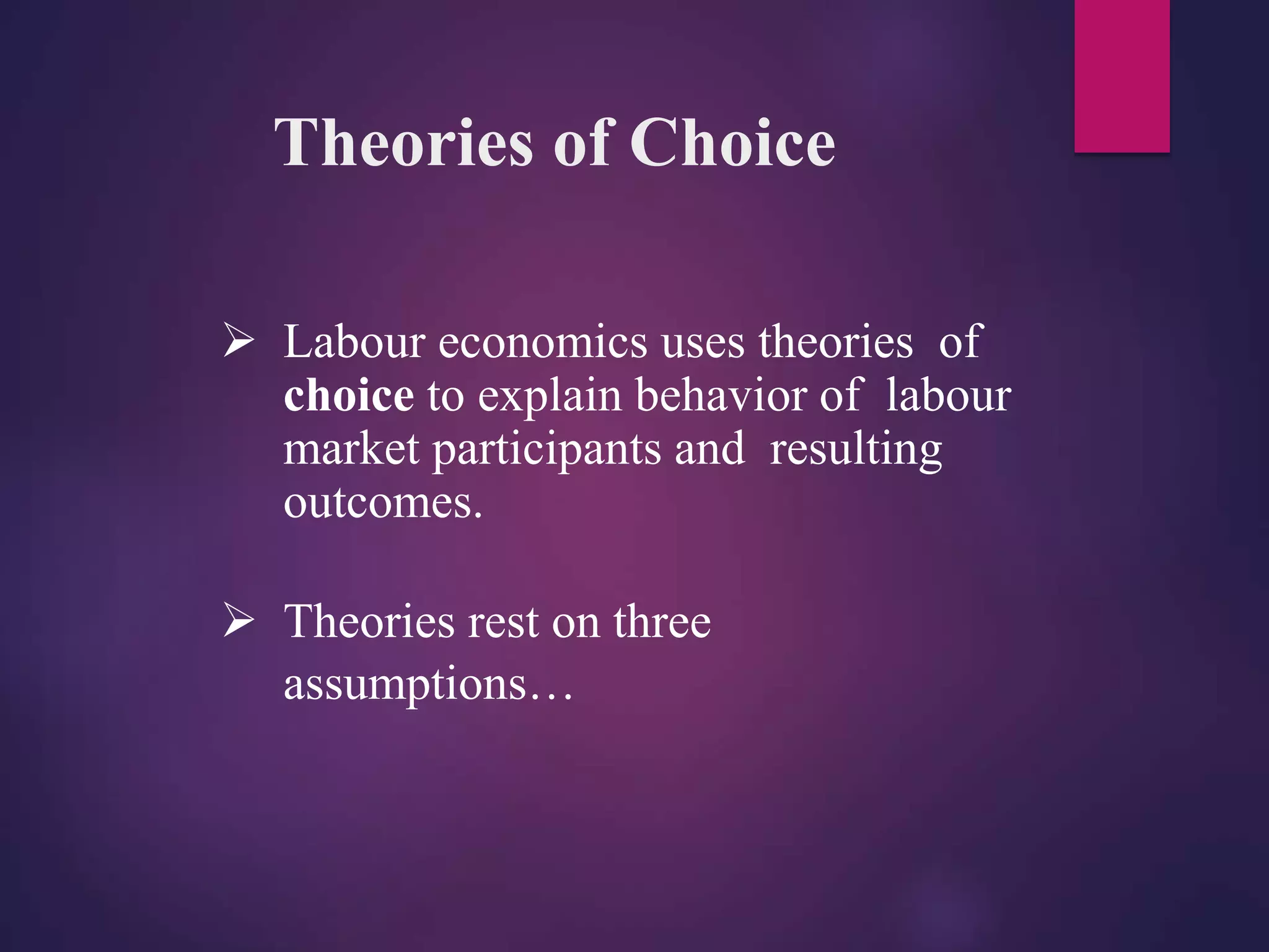 Labour Economics | PPTX