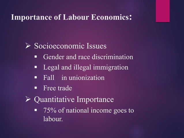Labour Economics | PPTX