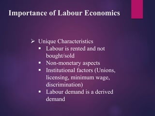 Labour Economics | PPTX