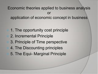 Economics for business | PPTX