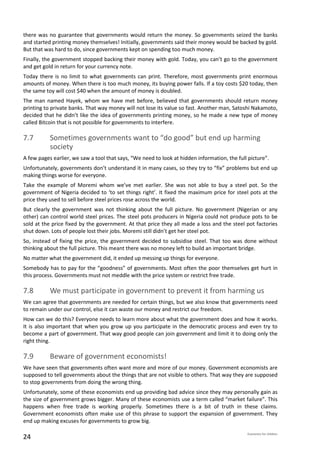 Seeing the Invisible: Economics for children | PDF