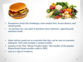 Economics giffen GOODS | PPTX