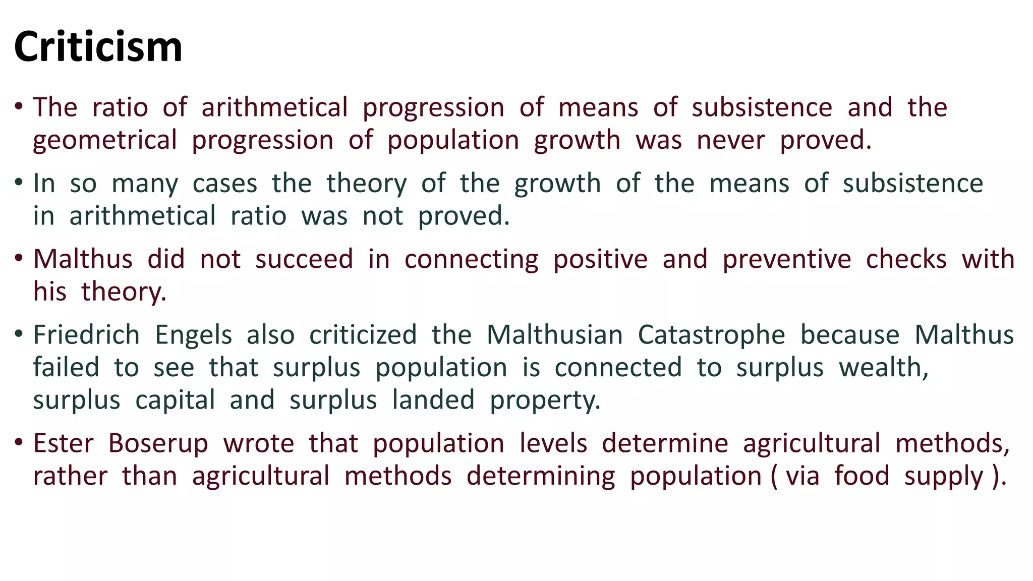 Thomas Robert Malthus | PPTX