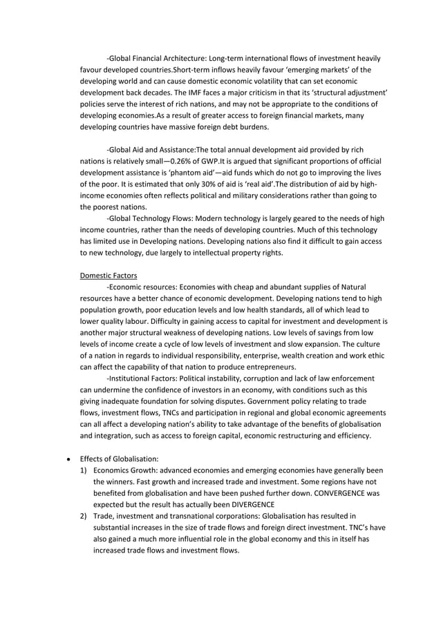 Economics hsc topic 1 | PDF