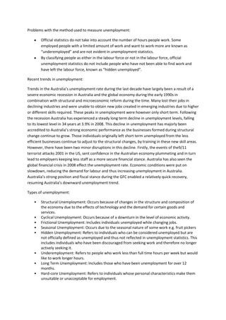 Economics hsc topic 3 | DOCX