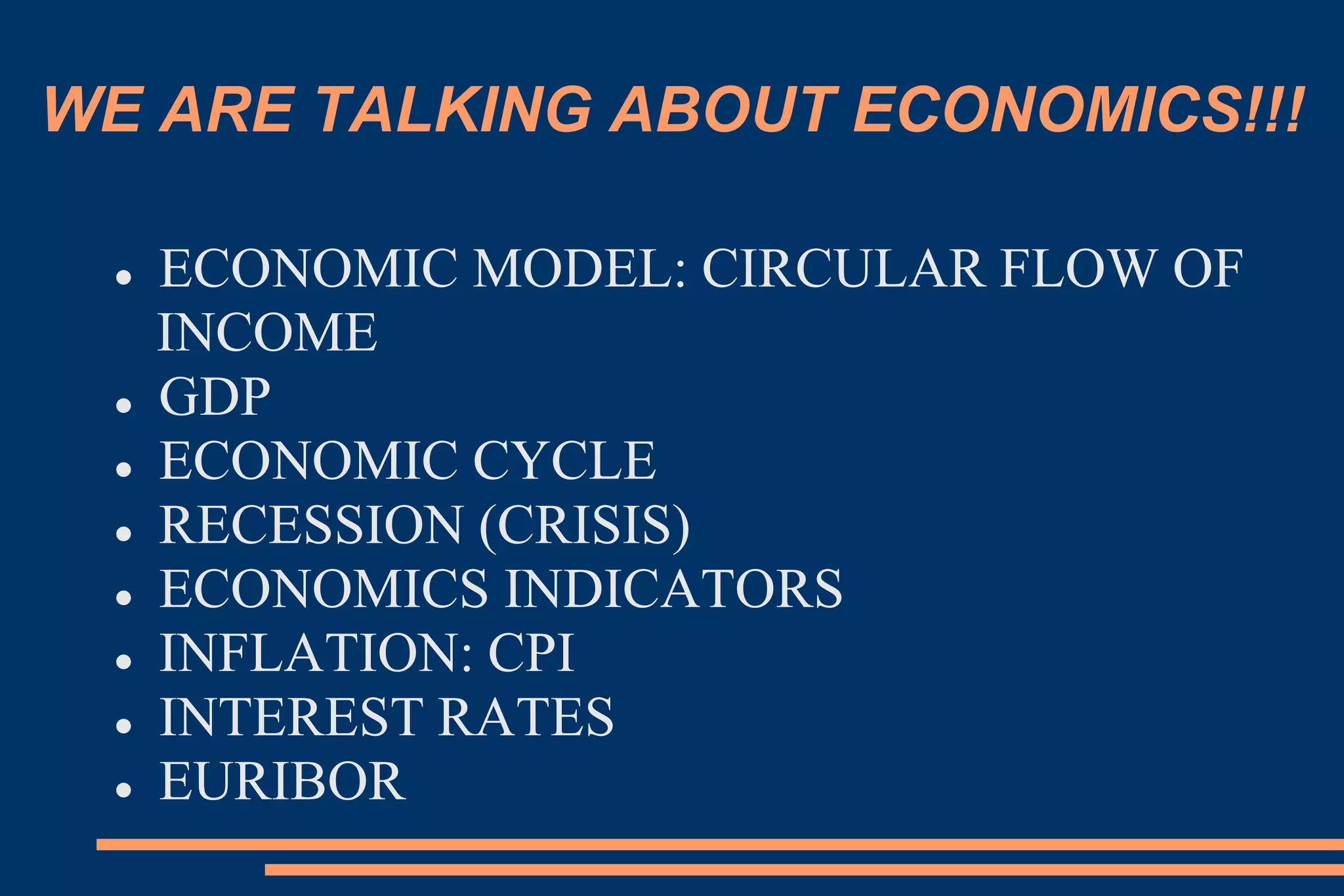 Economics indicators | PDF