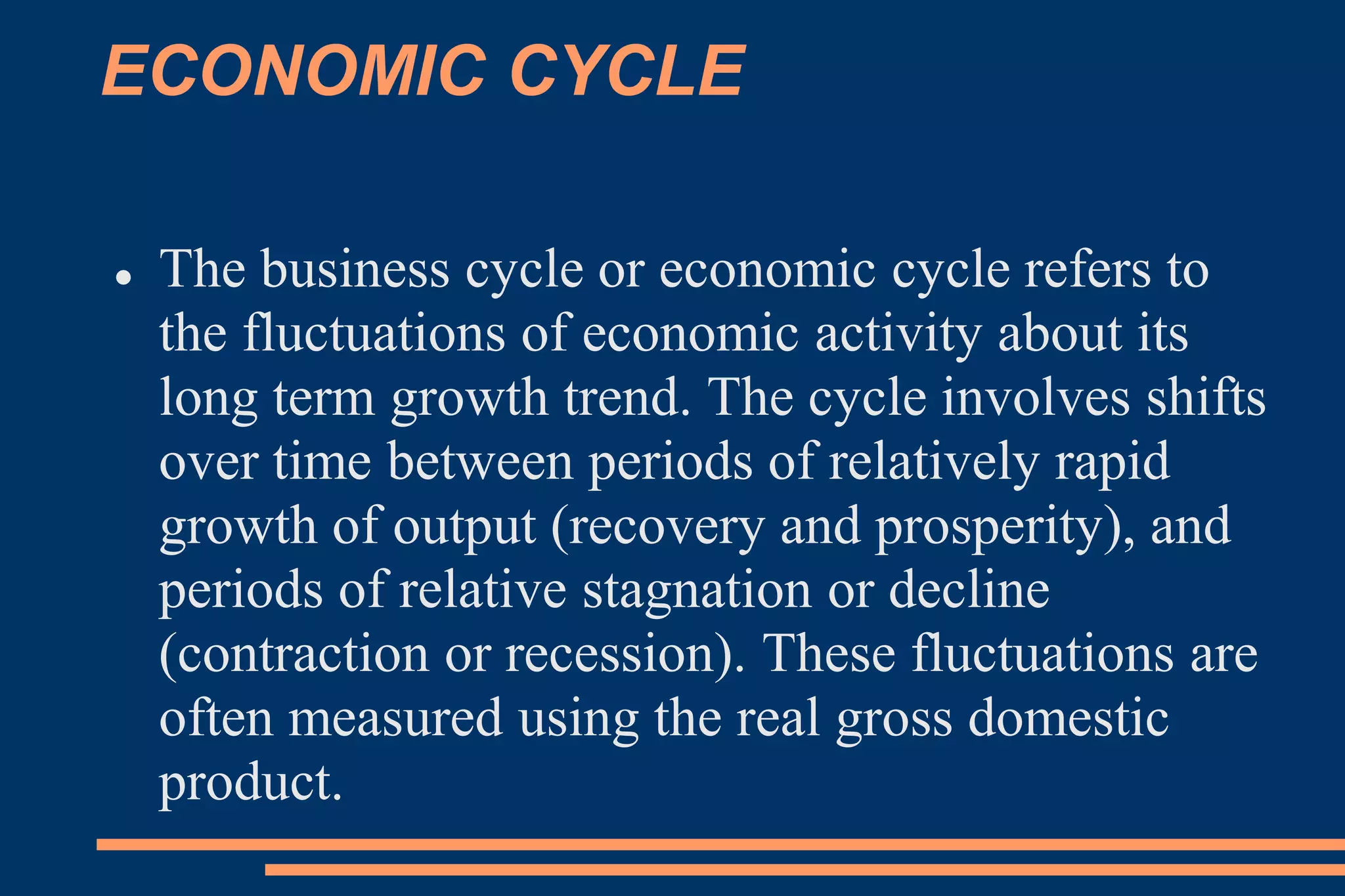 Economics indicators | PDF