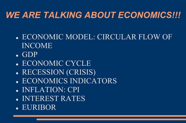 Economics indicators | PDF | Stocks and Bonds | Personal Investing