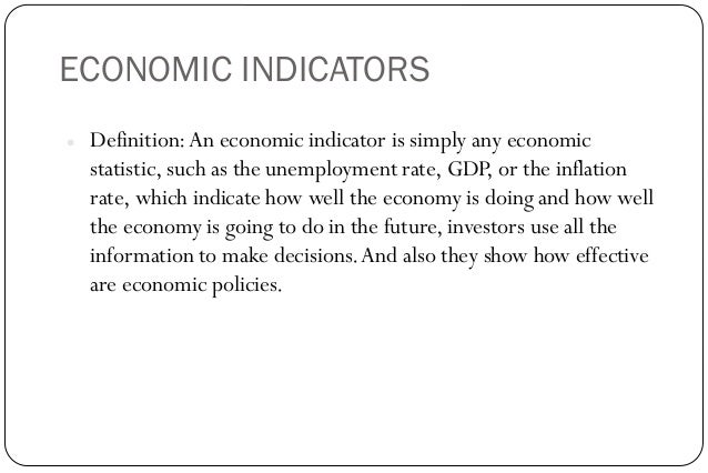 Economics indicators
