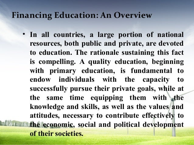 Economics in education 2